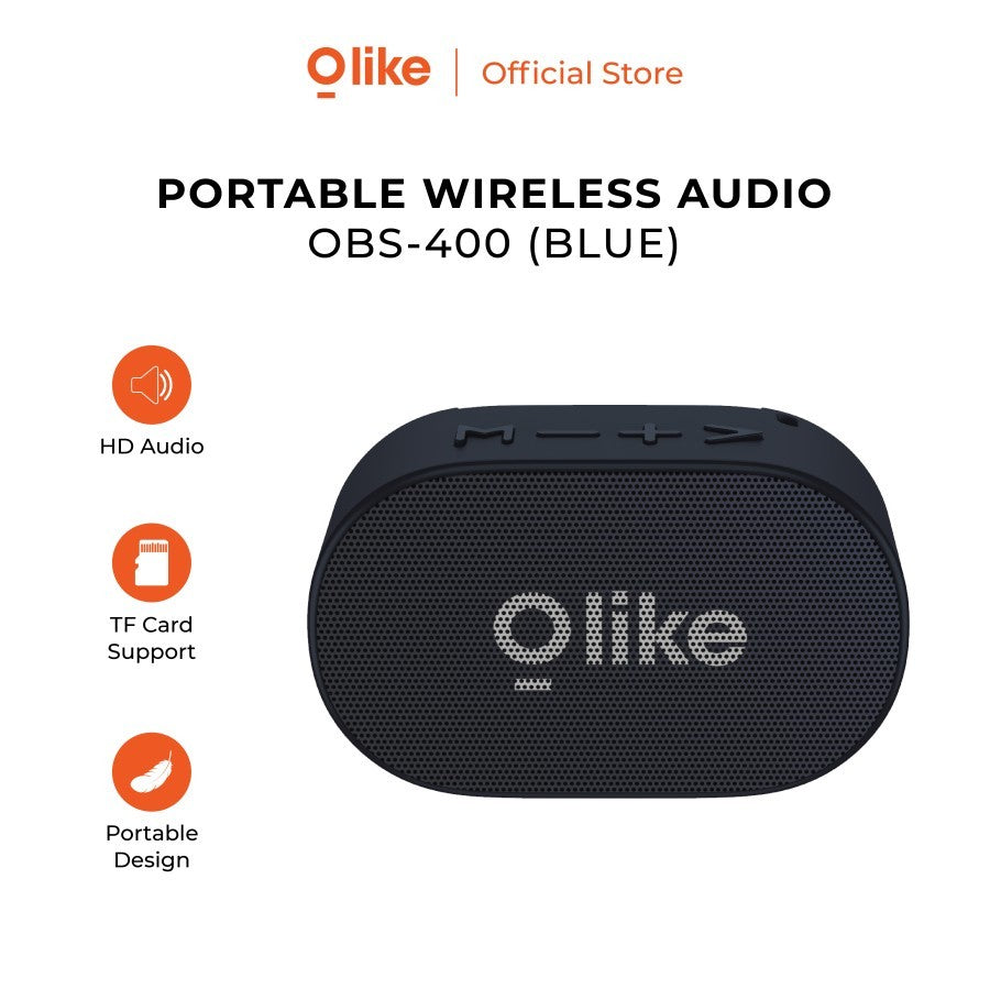 Olike OBS400 Speaker Bluetooth Portable Wireless HD Audio TF Card ...