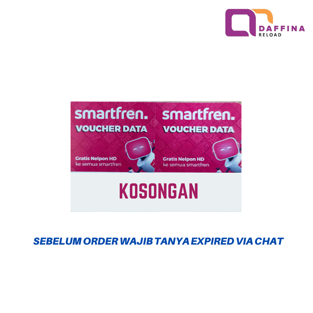 Voucher Data Smartfren Kosong | Daffina Store