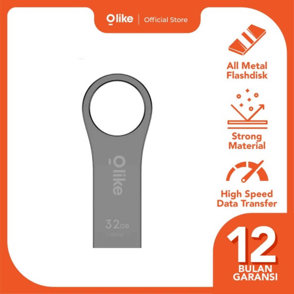 Olike OF232 All Metal Rotable Flashdisk 32GB Original | Daffina Store