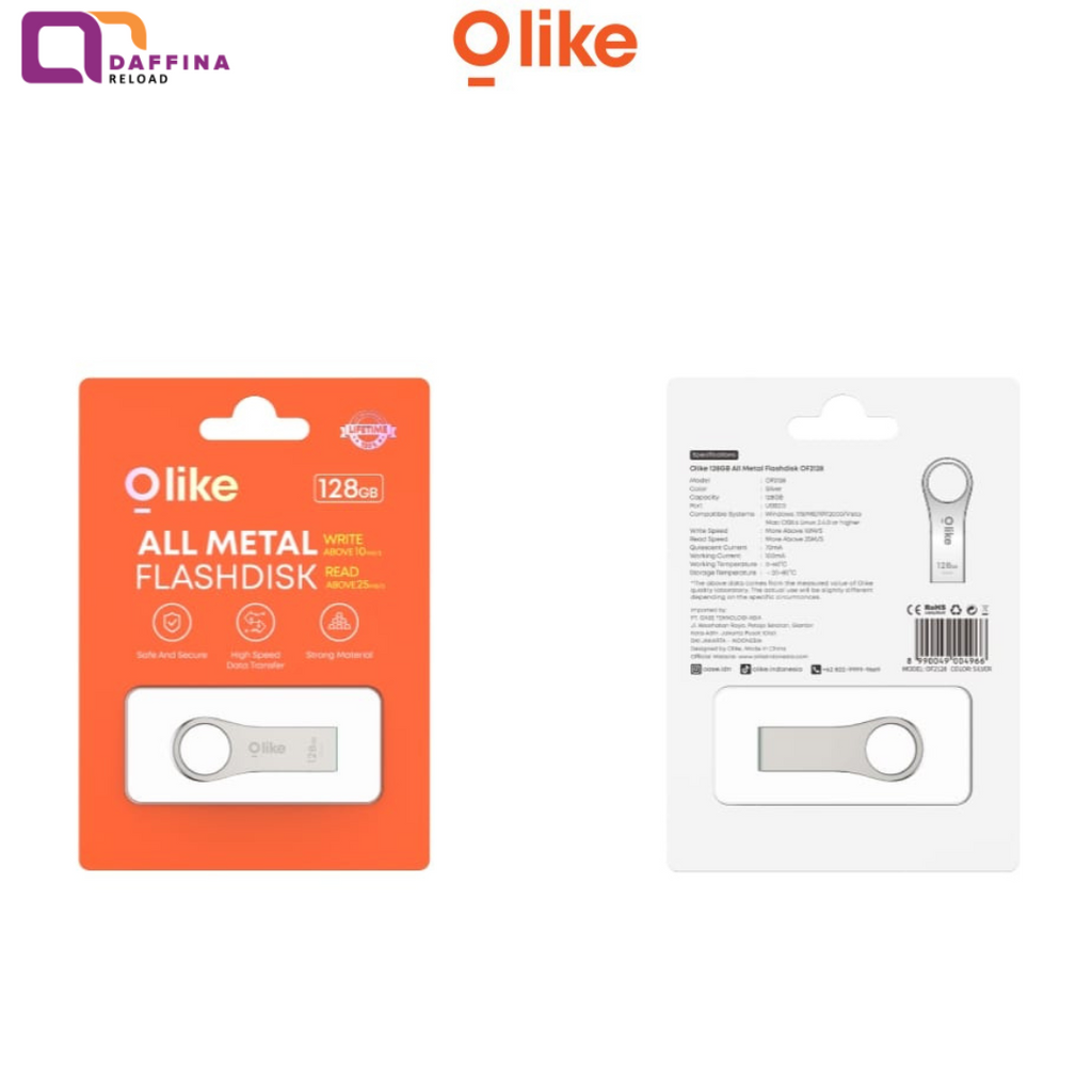 Olike OF2128 All Metal Rotable Flashdisk 128GB Original– Daffina Store