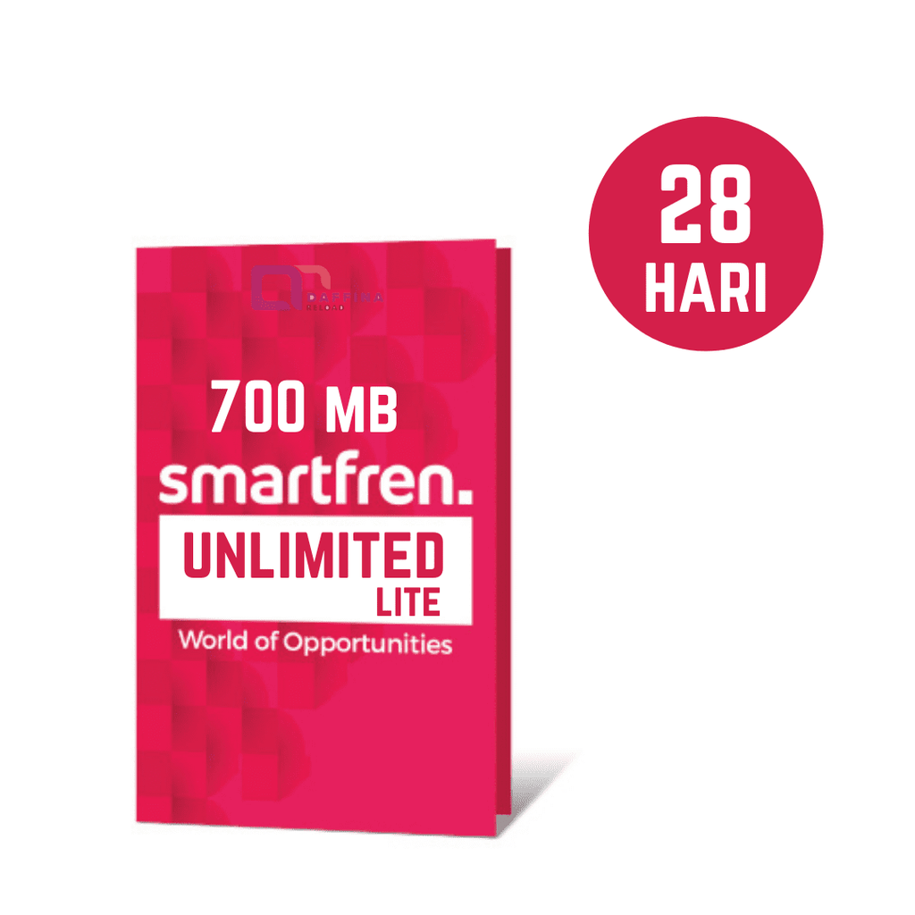Voucher Smartfren UNLIMITED Lite 700 MB 28 Hari | Daffina Store